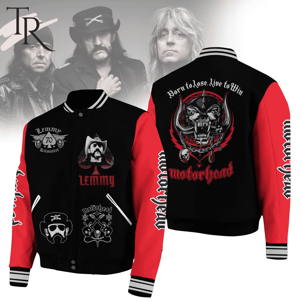 Lemmy Born To Lose Live To Win Motorhead Adult Kid Baseball Jacket Or ...