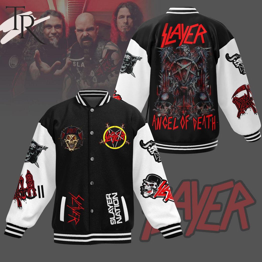Slayer Nation Angel Of Death HFN Baseball Jacket or Bomber Jacket ...