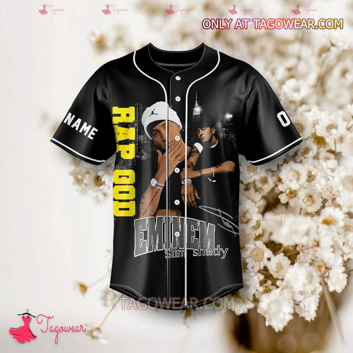 Eminem Detroit Police Department Slim Shady Personalized HFN Adult And ...