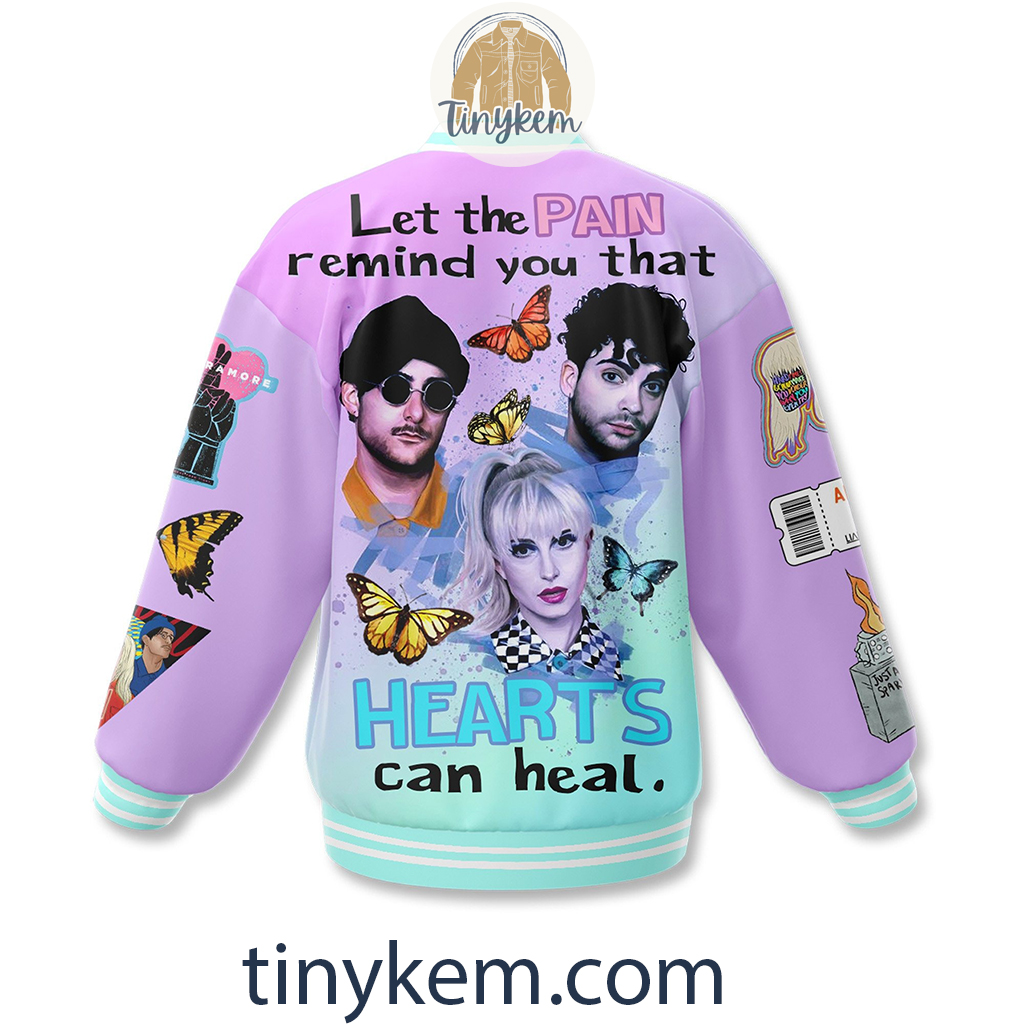Paramore HFN Baseball Jacket or Bomber Jacket: Let The Pain Remind You ...