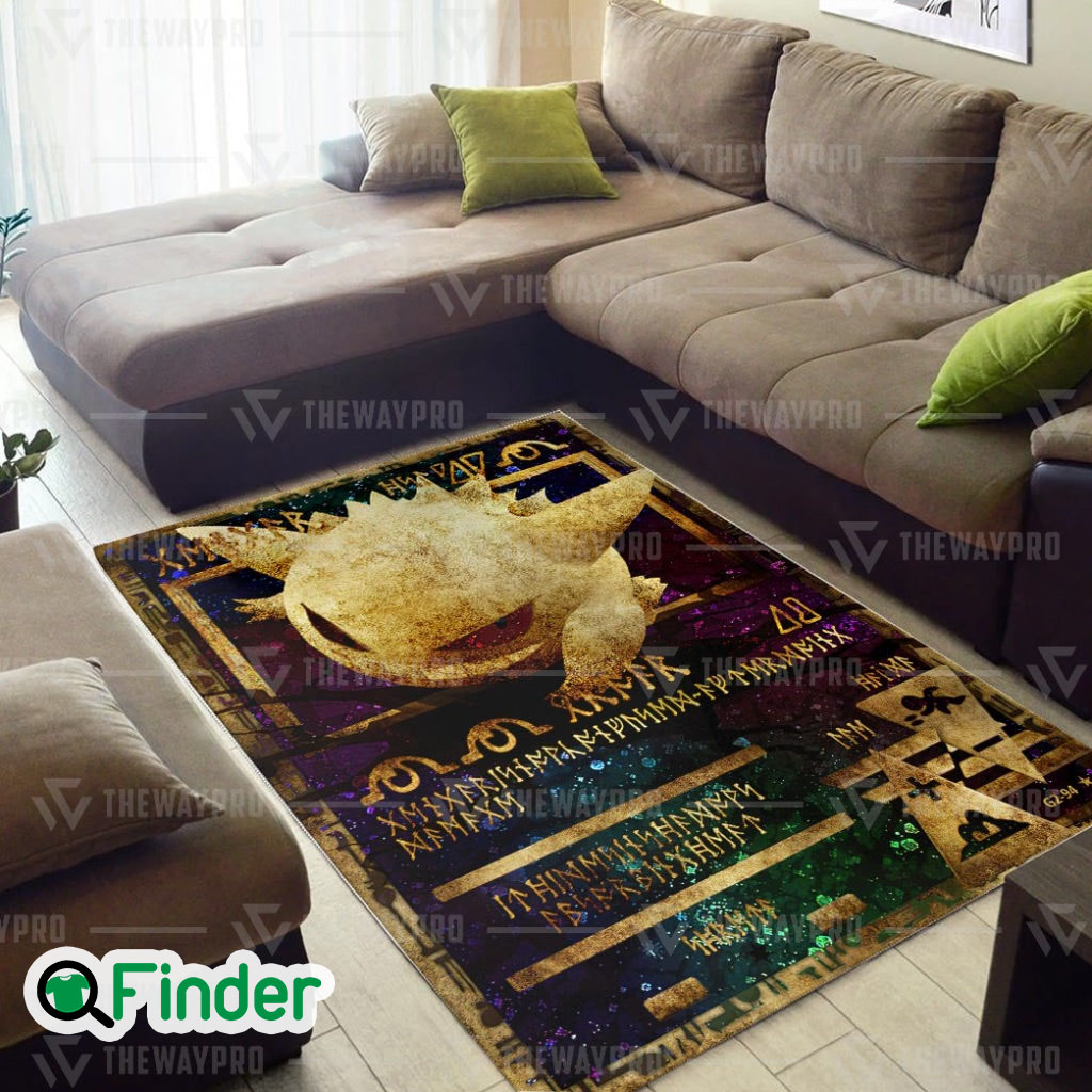 Pokemon Trading Card Ancient Gengar Custom Rug HG – Designfullprint