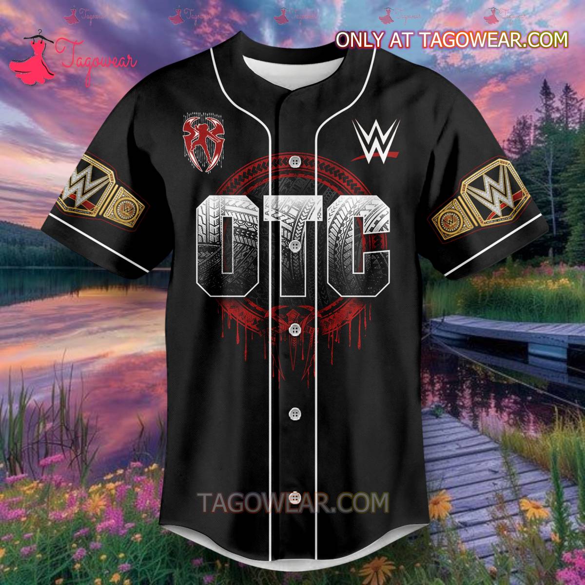 Roman Reigns Original Tribal Chief HFN Adult And Kid Baseball Jersey ...