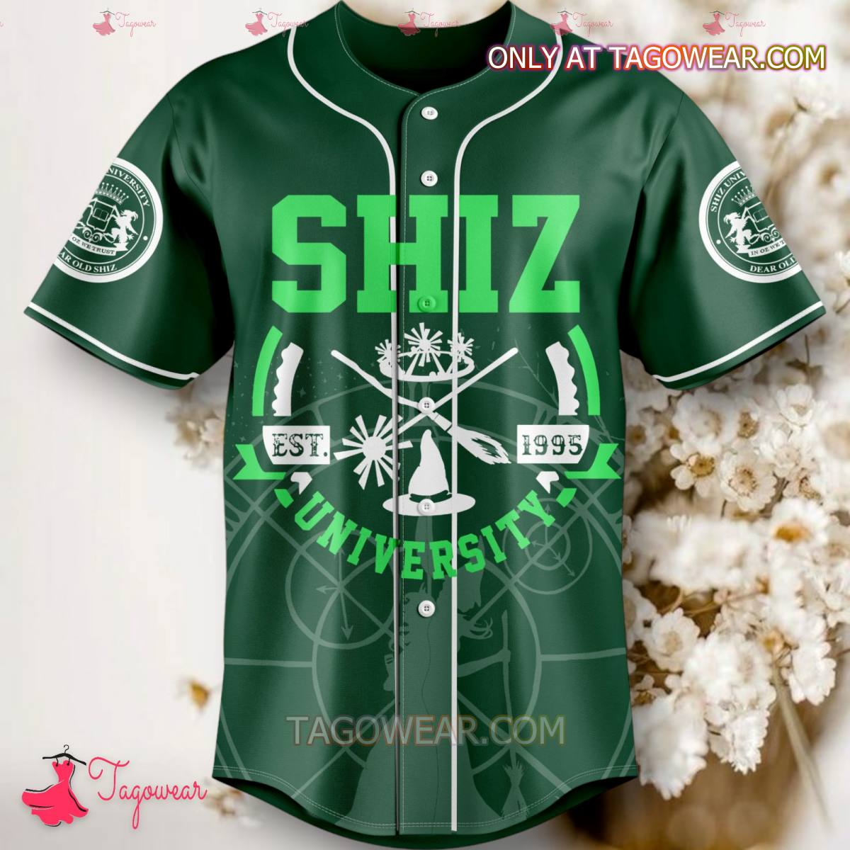 Shiz University Wicked Personalized HFN Adult And Kid Baseball Jersey ...
