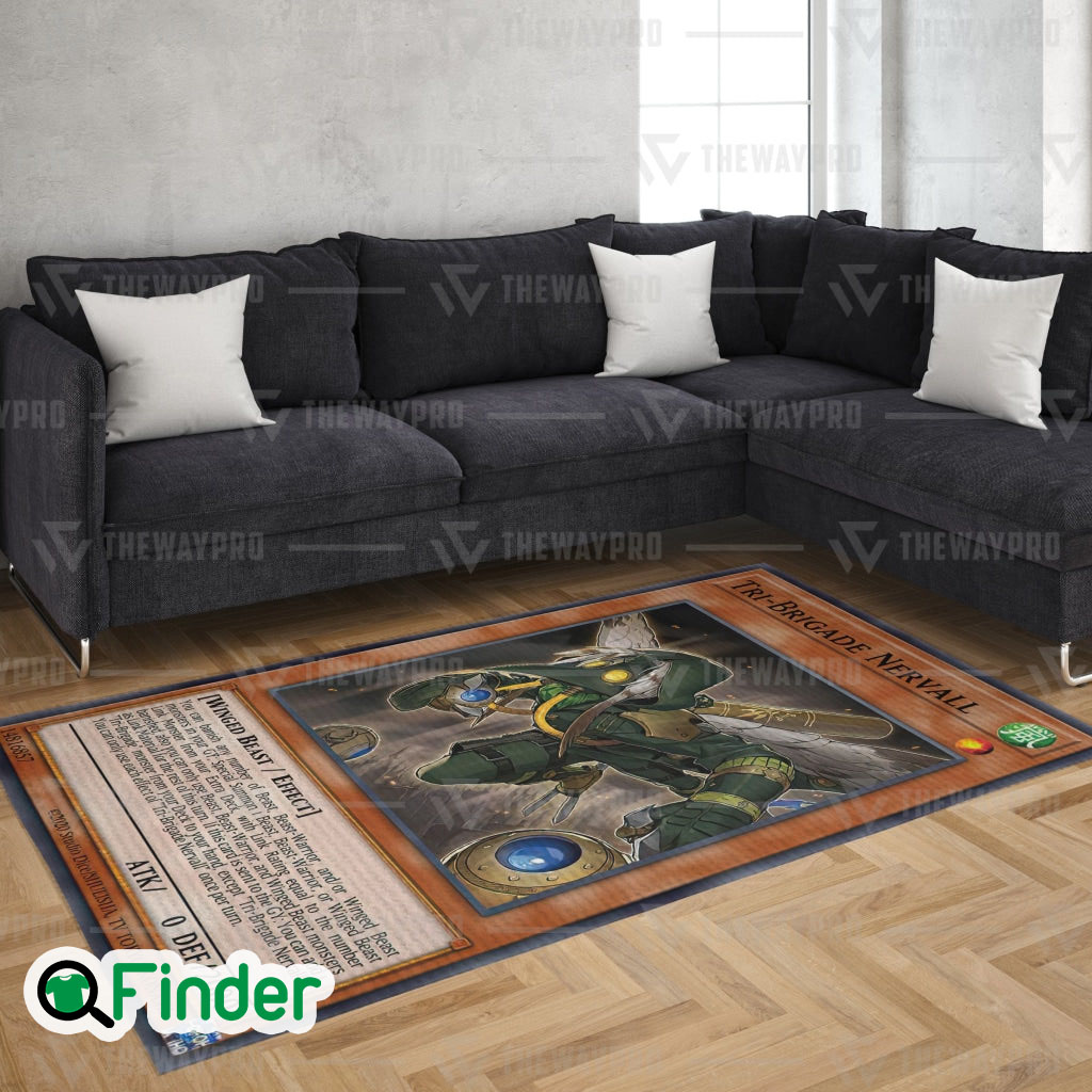 YuGiOh Tri-Brigade Nervall Custom Trading Card Game Rug HG ...