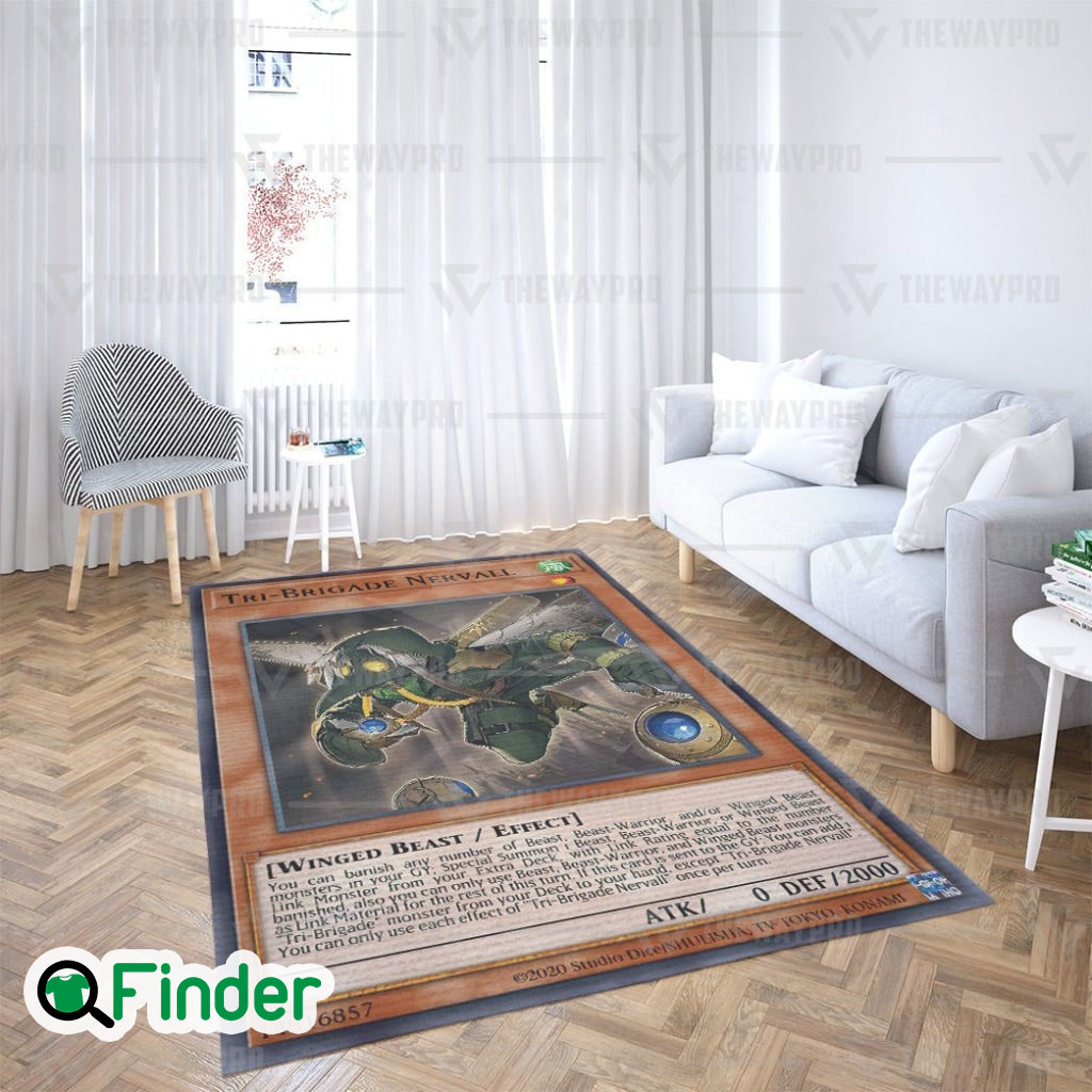 YuGiOh Tri-Brigade Nervall Custom Trading Card Game Rug HG ...