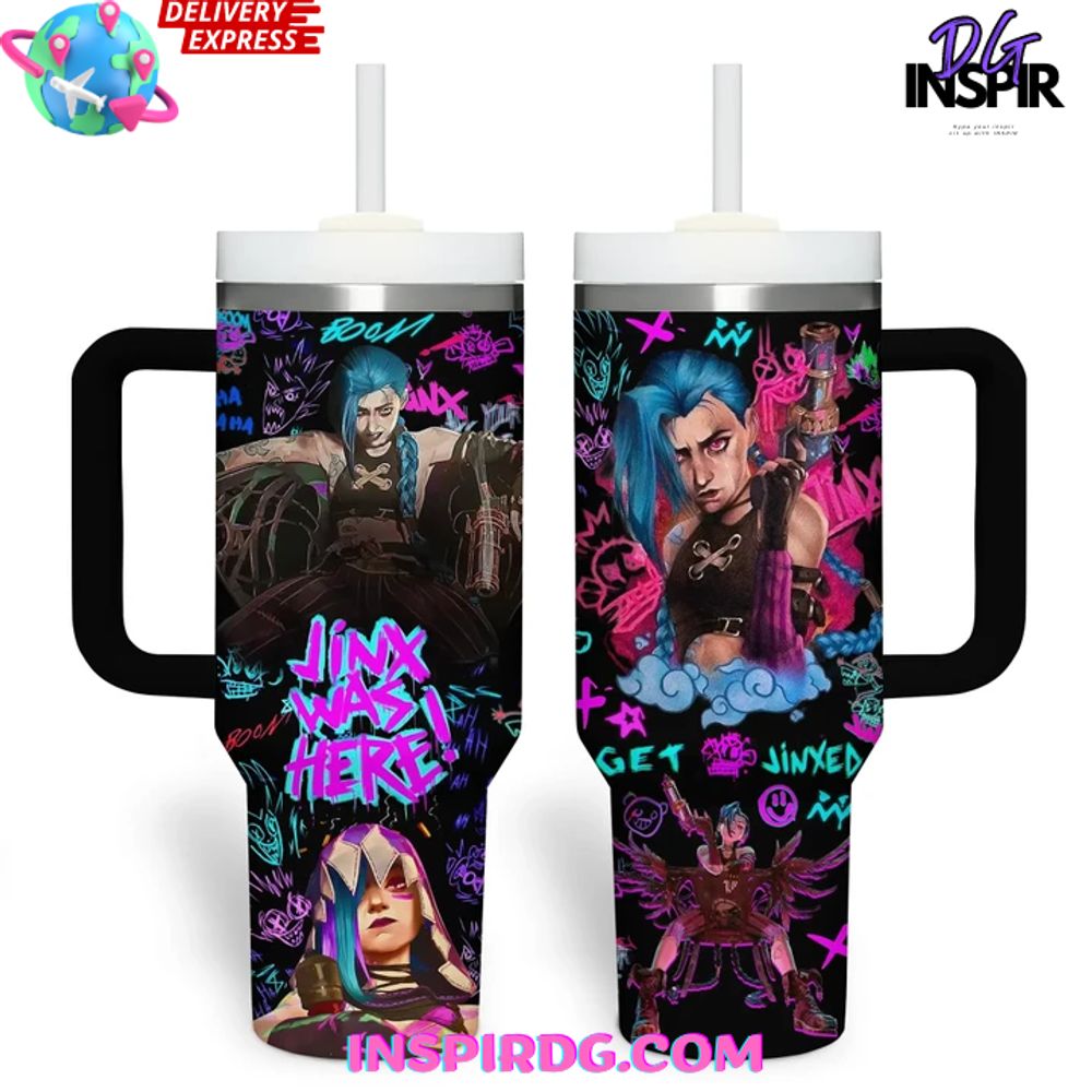 Arcane Jinx Was Here Special Edition 30oz 40 oz Tumbler With Handle HG ...