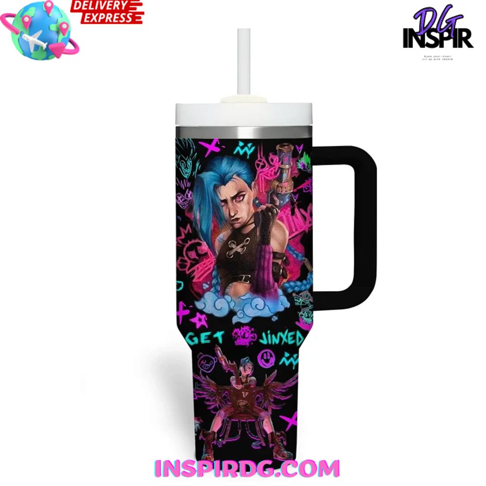 Arcane Jinx Was Here Special Edition 30oz 40 oz Tumbler With Handle HG ...