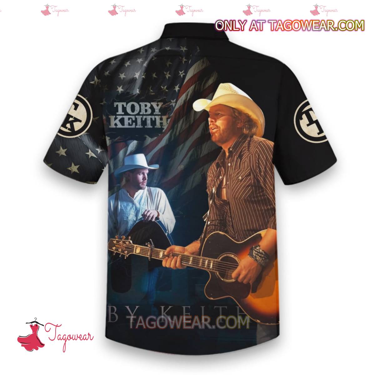 Toby Keith American Flag HFN Hawaiian Shirt Summer Beach Outfit ...
