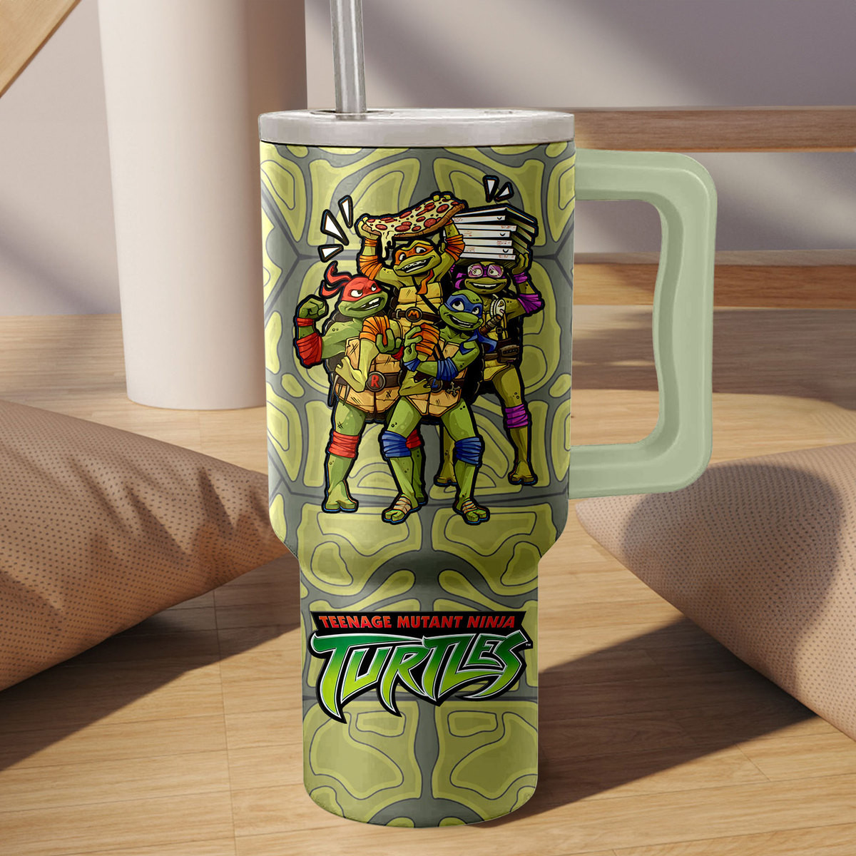 Teenage Mutant Ninja Turtles Cartoon Custom Stanley Cup 40 oz 30 oz ...
