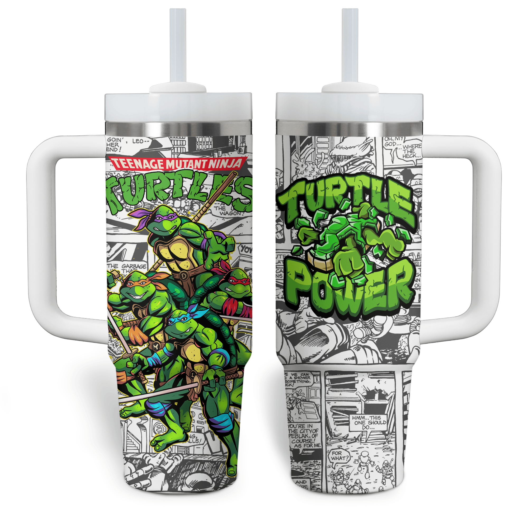 Teenage Mutant Ninja Turtles Movies Custom Stanley Cup 40 oz 30 oz ...