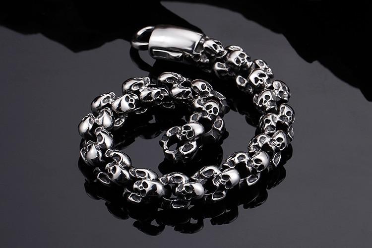 Skull Gift Stainless Steel Skull Bracelets For Men – Designfullprint