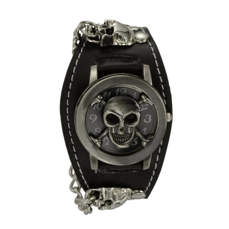 Skull Gift Skull Leather Watch – Designfullprint
