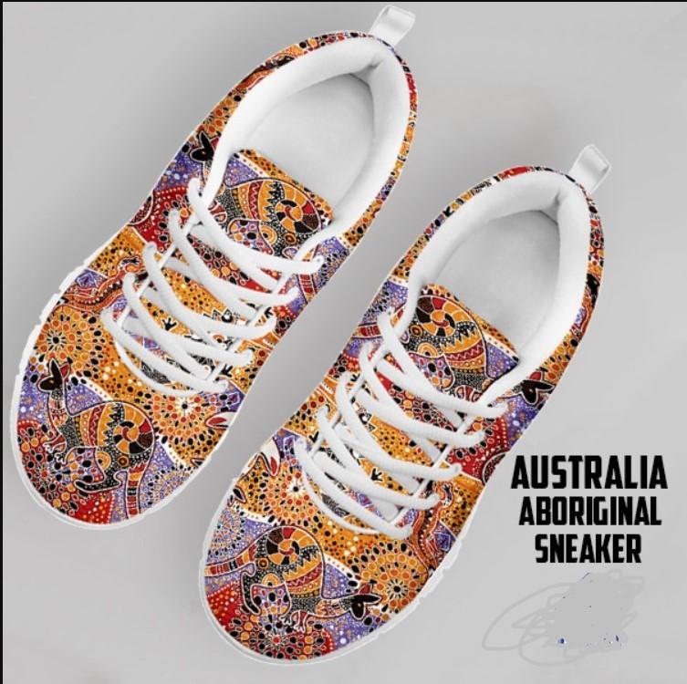 Turtle Touch The Sun Aboriginal Australia Indigenous Lizards Shoes HG ...
