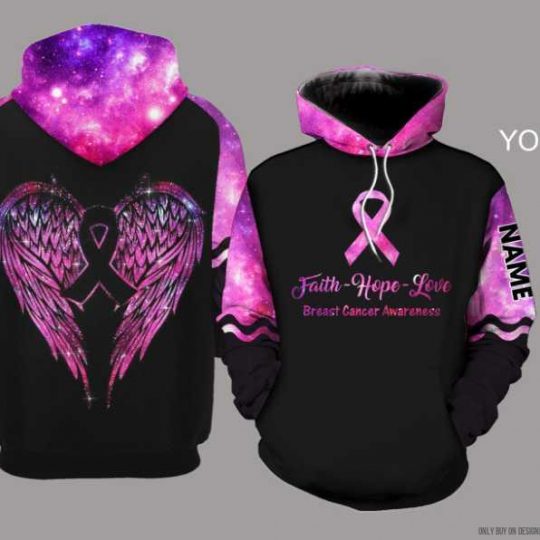 Breast Cancer Awareness Care and Cure Bear Personalized Quilt Blanket ...