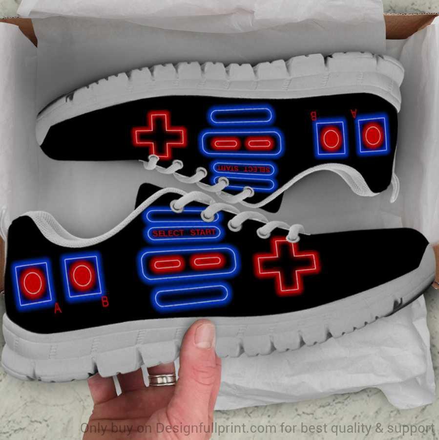 Gift For Gamer Retro Game Controller Shoes HG – Designfullprint