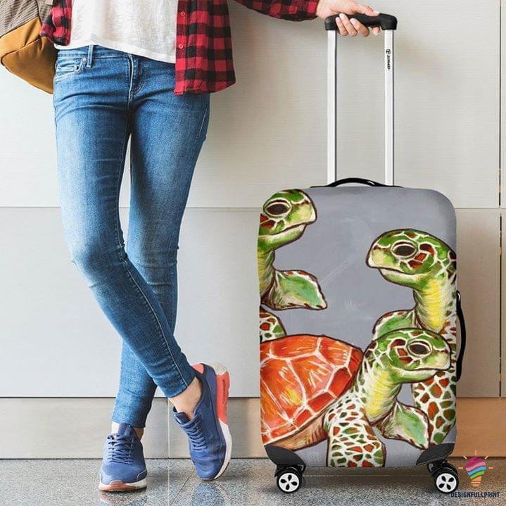 Sea Turtle Gift Turtle Suitcase Luggage Cover Suitcase Covers LH ...