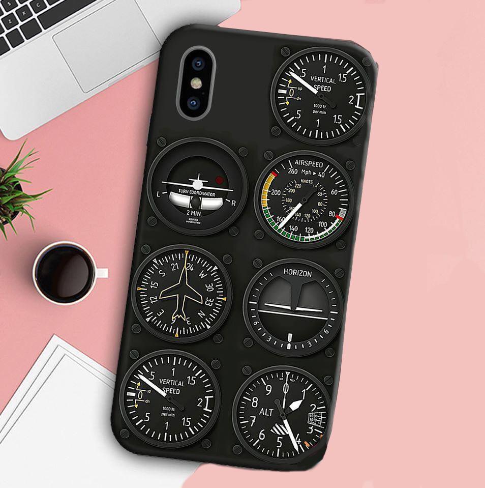 Pilot Six Flight Instruments Phone Case HG – Designfullprint