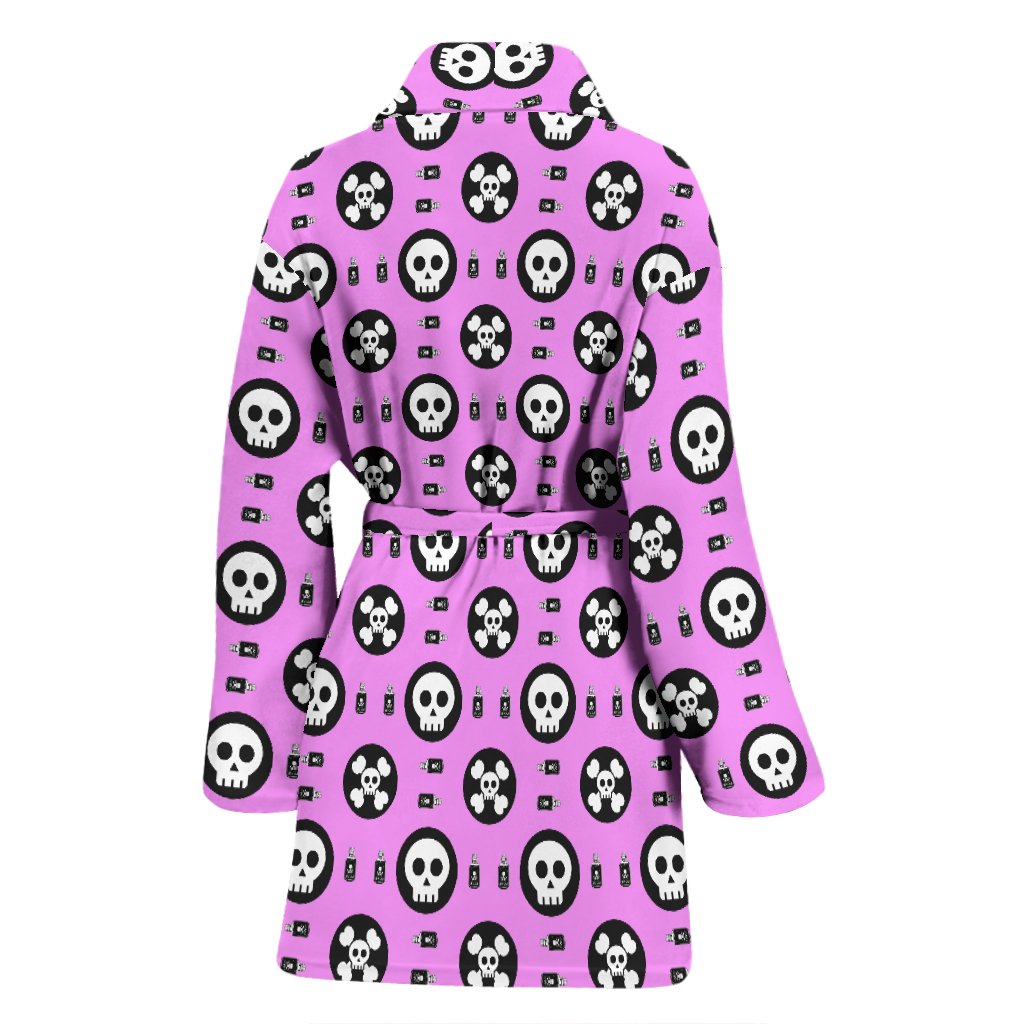 Skull Gift Skulls and Potion Womens Bathrobe – Designfullprint
