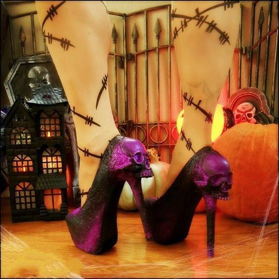 Skull Gift Skull Purgatory Pump Heels – Designfullprint