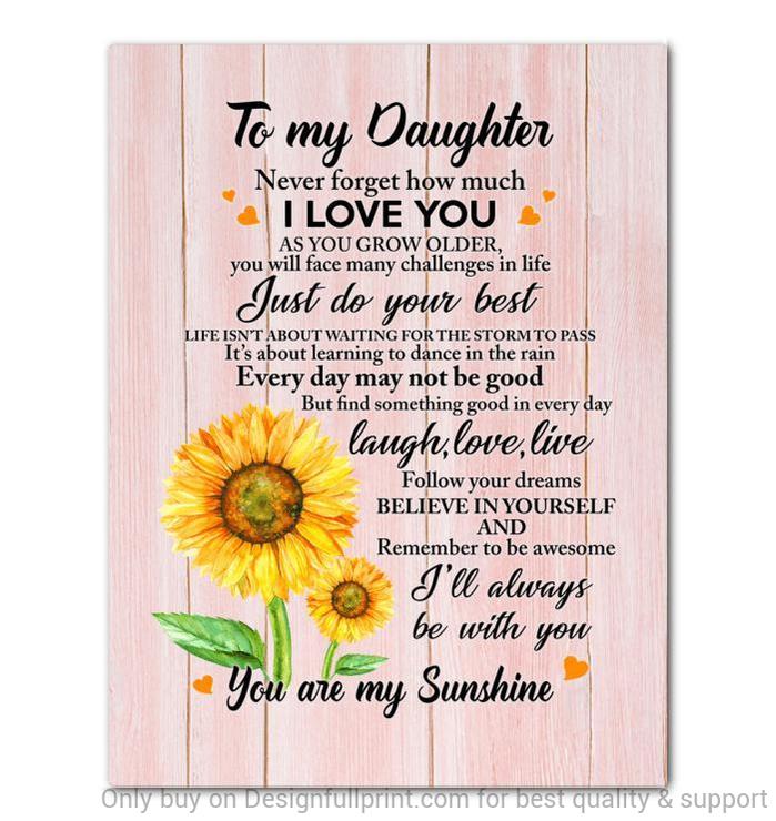 Sunflower You Are My Sunshine Daughter Quotes For Daughter Sunflower ...