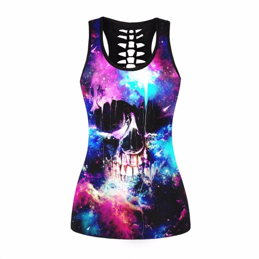 Skull Gift 3D Printed Skull Black Tanks – Designfullprint