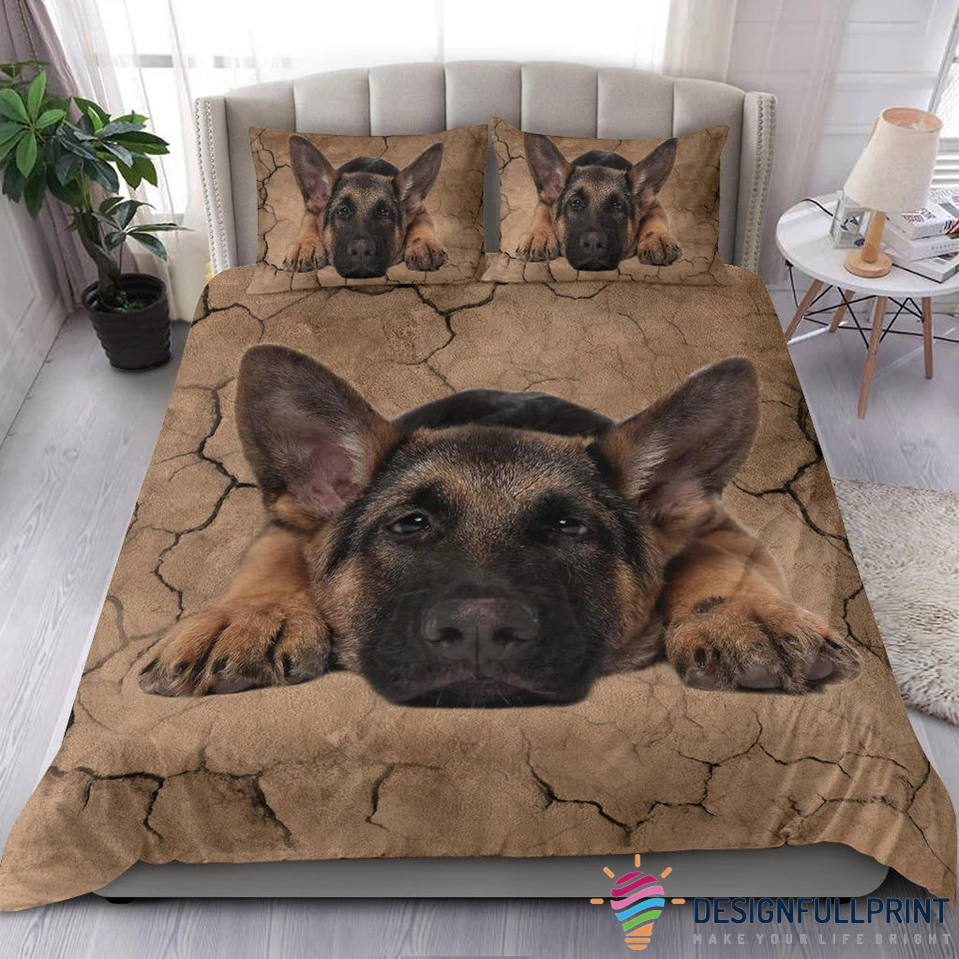 German Shepherd Sleeping Bedding Set CH Dog Lover Gift – Designfullprint