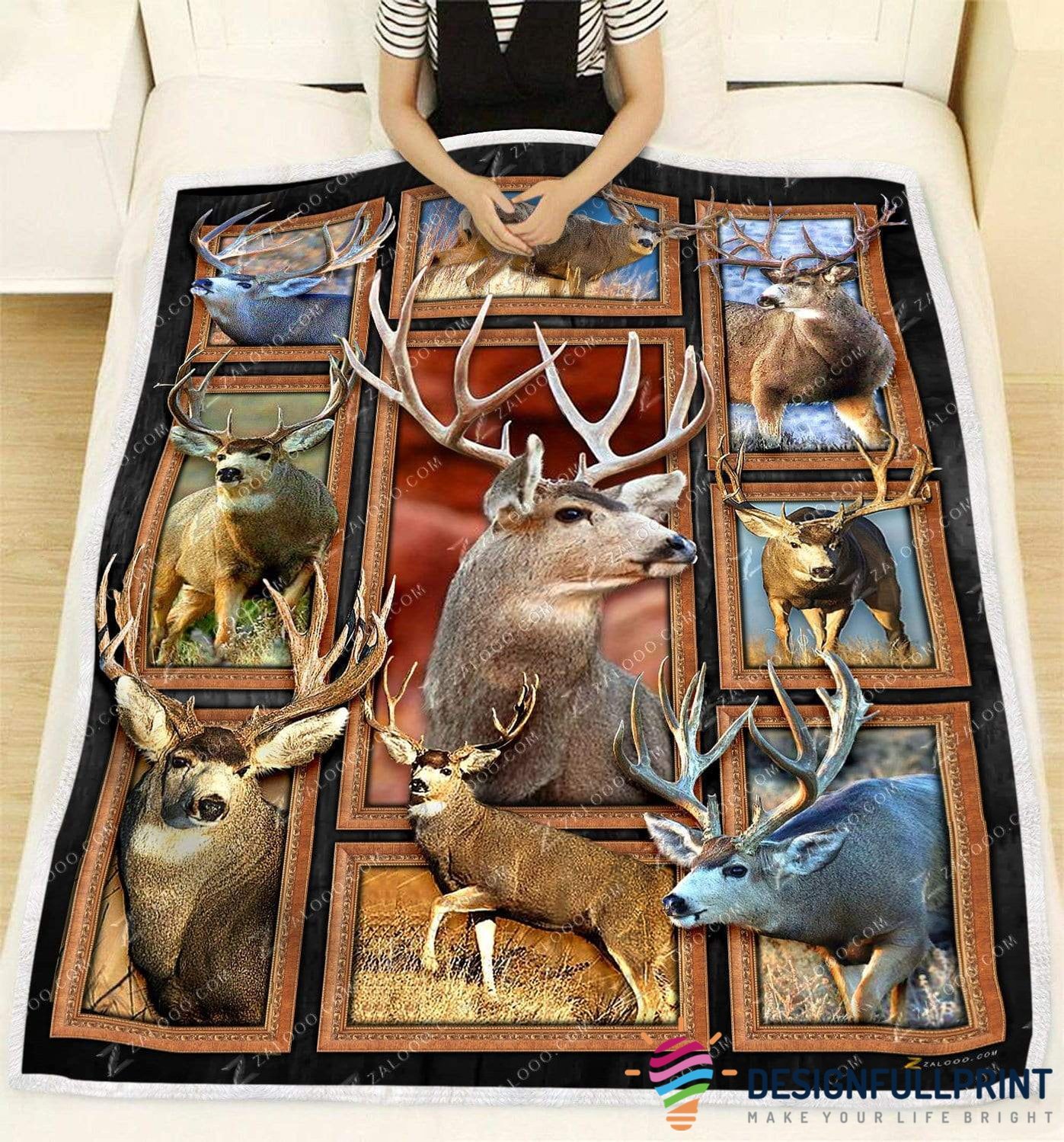 Blanket Mule Deers – Designfullprint