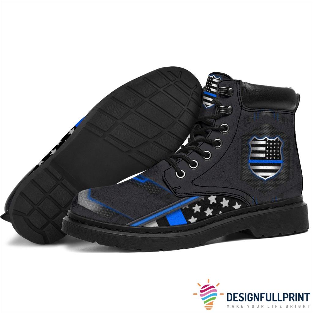 Gifts for Police Officers Police Blue Line All-Season Boots HG Police ...