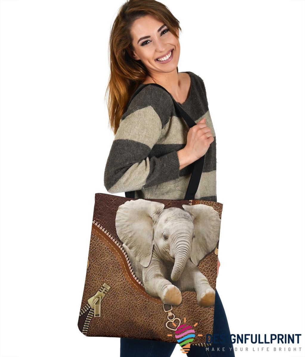 Gift For Elephant Lover Elephant Tote Bag HG – Designfullprint