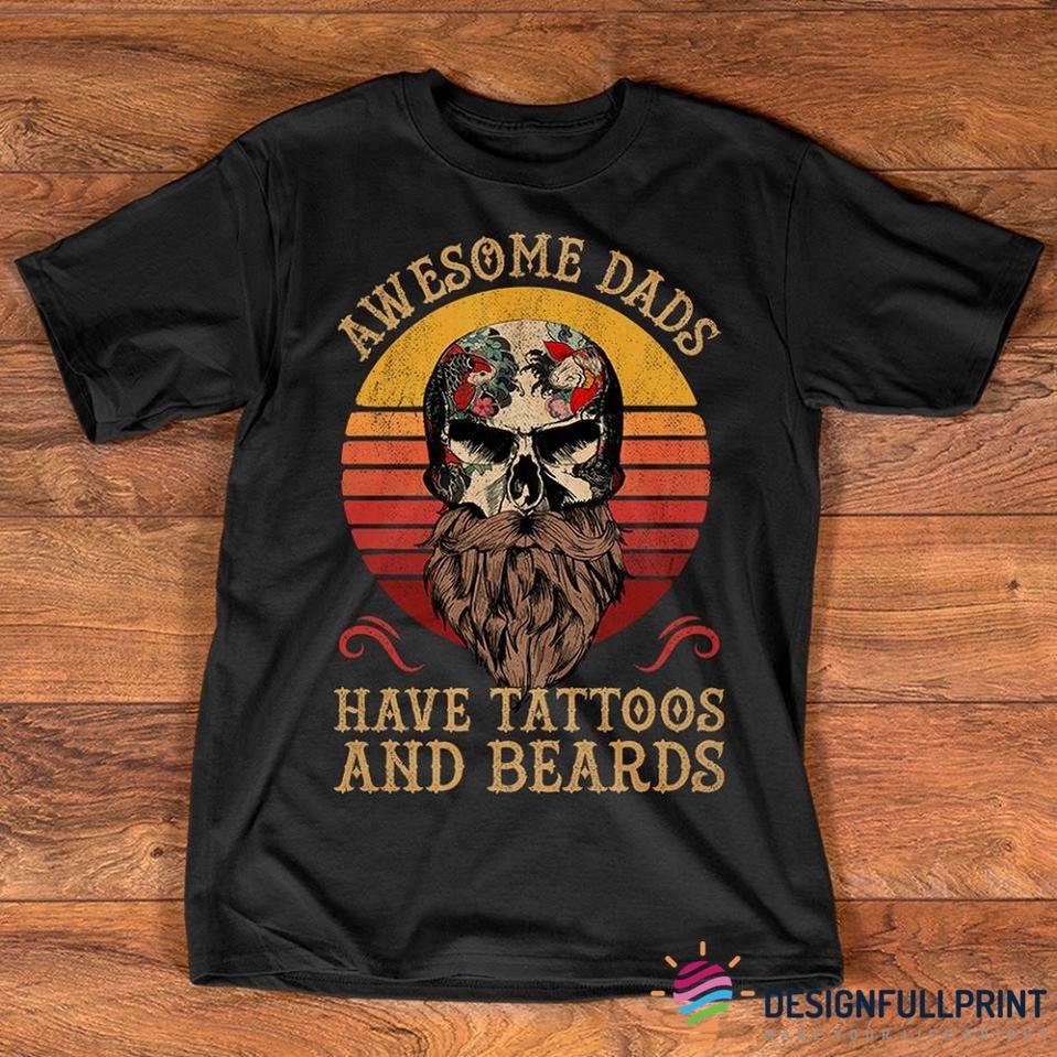 Tattoo Beard Shirt Beard T Shirt LH Beard Gang Shirt Funny Beard Shirts ...