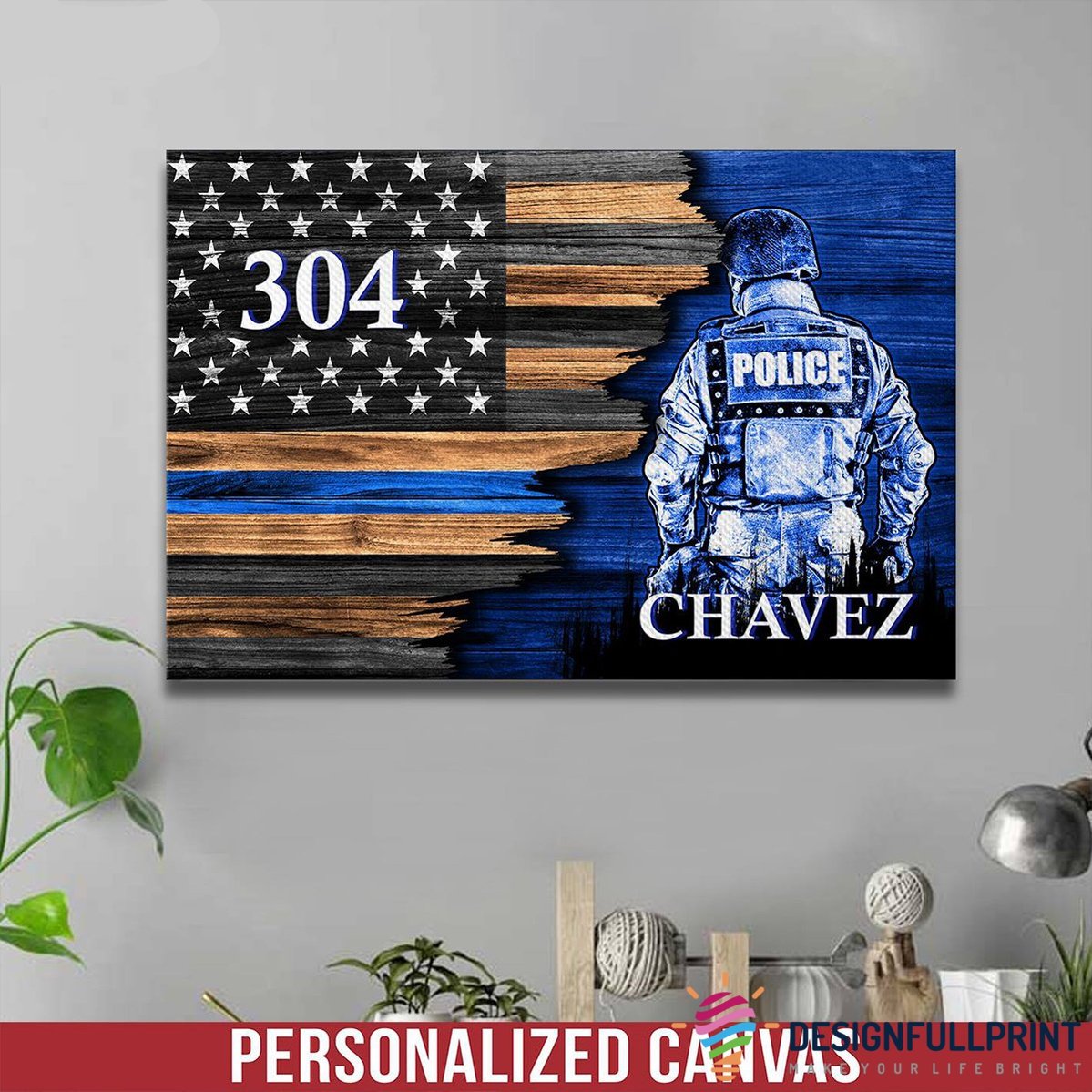 Gifts for Police Officers Personalized 304 Police Poster HG ...