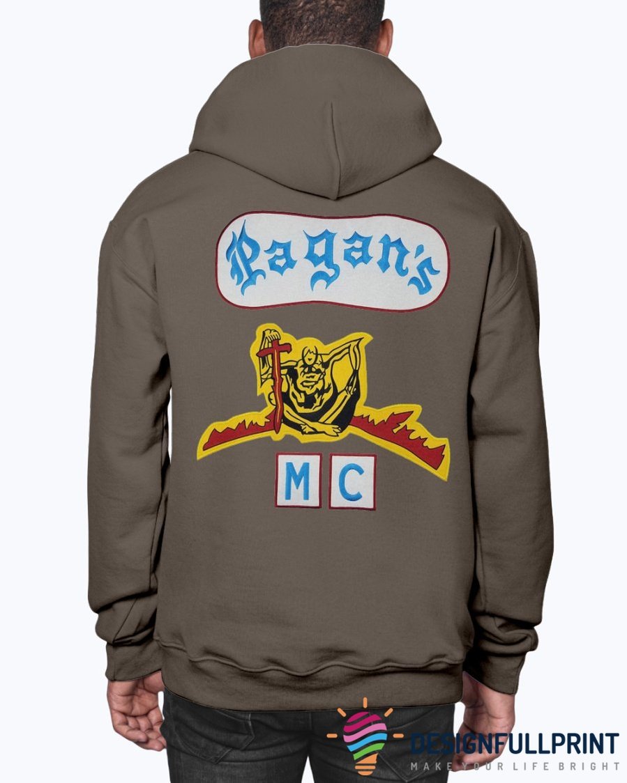 Motorcycle Rider Gifts Pagans Motorcycle Club Support Hoodie ...
